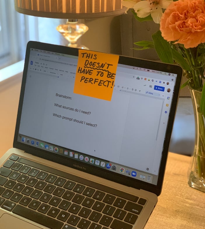 When Perfectionism Paralyzes: 4 Steps to (Actually) Get Writing Done