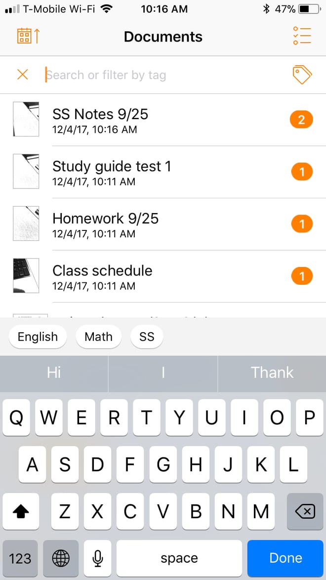 Help Your Child Organize Those Papers: Genius Scan to the Rescue!